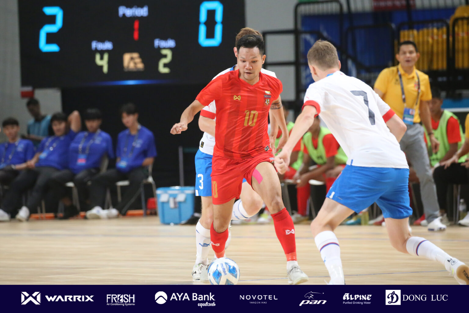 Continental Futsal Championship ဆီမီးဖိုင်နယ်တွင် ချက်အသင်းကို ရှုံးနိမ့် - MFF