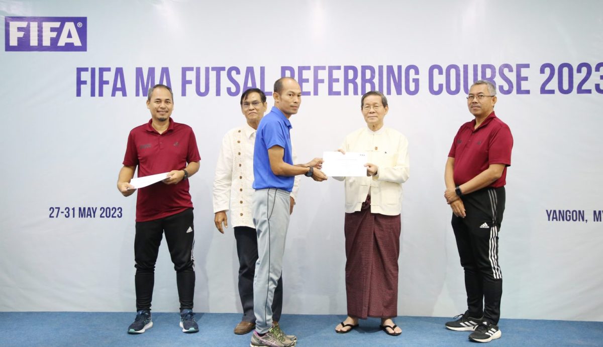 FIFA MA Futsal Referring Course 2023 သင်တန်းဆင်းပွဲကျင်းပ - Myanmar ...